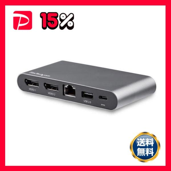 その他のパソコン・周辺機器 ＞   StarTech.com USB Type-C接続マルチアダプタ ブラック DK30C2DAGPD 1個