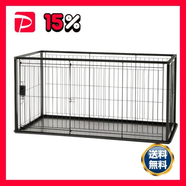 犬:サークル・ケージ ＞   リッチェル インテリアペットサークル 120-60 ブラック 犬猫用品 【ジャンル・特徴】 インテリアに馴染むシンプルなペットサークル