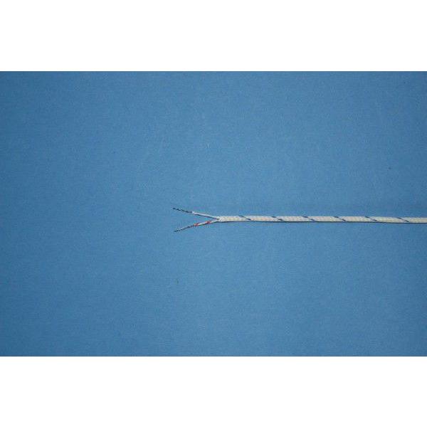 ガラス被覆熱電対線ガラス被覆熱電対線は湿気のない高温環境下で使用できます。お客様で不要な在庫を持たなくて済むよう１ｍから切り売りいたしますので、必要な時に必要なｍ数をご注文ください。ガラス被覆熱電対線の耐熱使用温度は250℃です。決済後、１...