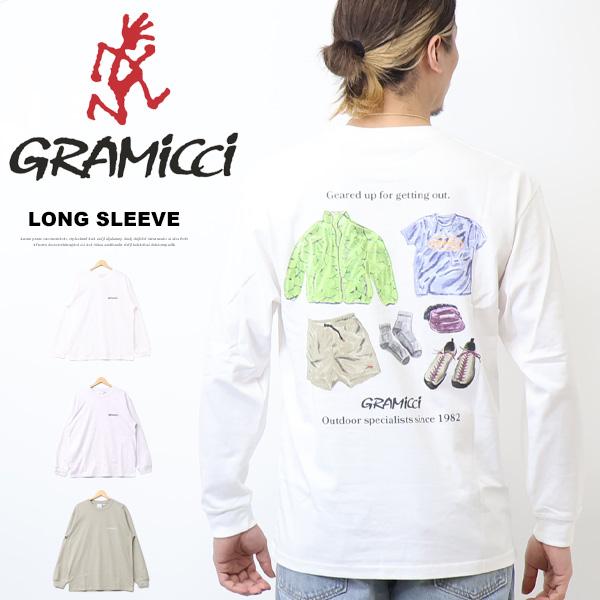 肌触りがよく、ドライタッチなオーガニックコットンを使用。左胸にロゴ、バックに手書き風のギアがプリントされた温かみのあるグラフィック。ベーシックなシルエットでボトムスを選ばず活躍してくれるアイテムです。当店(REX ONE)はGRAMICCI...