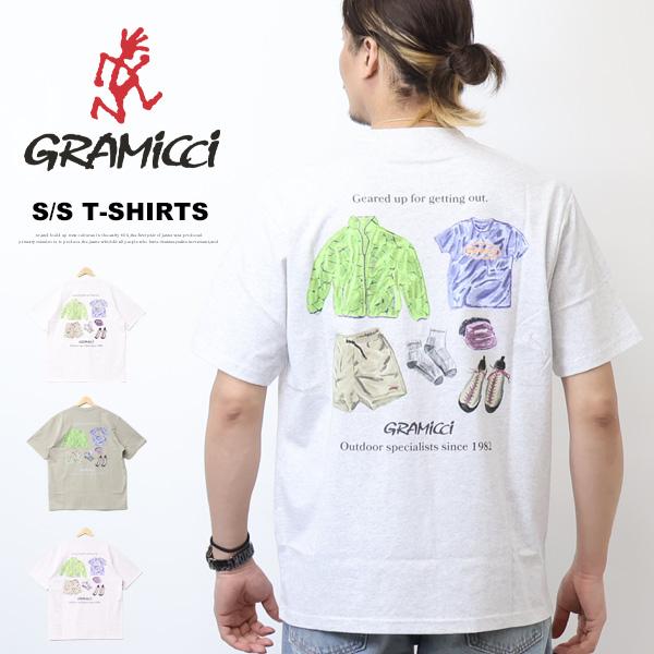 GEARED UP TEE大人気のアウトドアブランドGRAMICCI グラミチより、新作Tシャツが登場しました。素材には肌触りがよく、ドライタッチなオーガニックコットンを使用。左胸にロゴ、バックに手書き風のギアがプリントされた温かみのあるグ...
