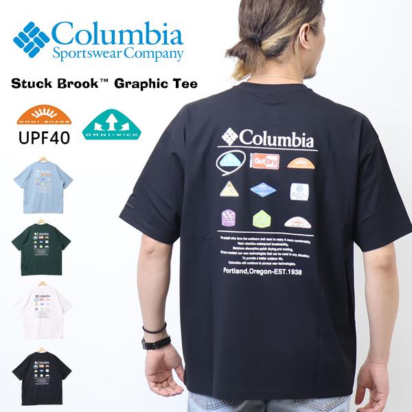 Stuck Brook Graphic S/S Teeトップスにもインナーにも使える、程よい厚みのミディアムウェイト天竺素材を採用したショートスリーブＴシャツ。 汗を素早く吸収して乾かす、吸湿速乾機能「オムニウィック」がドライな着心地を保ち...