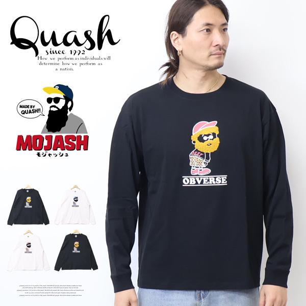 Quash（クアッシュ）の人気アイテムである刺繍シリーズ「MOJASH(モジャッシュ)」の新作が登場です！ 素材には肌触りの良い綿100%コットン生地を採用。大人気のひげおじさん OZZYを前後にプリントし、ヒゲ部分はサガラ刺繍で仕上げてい...