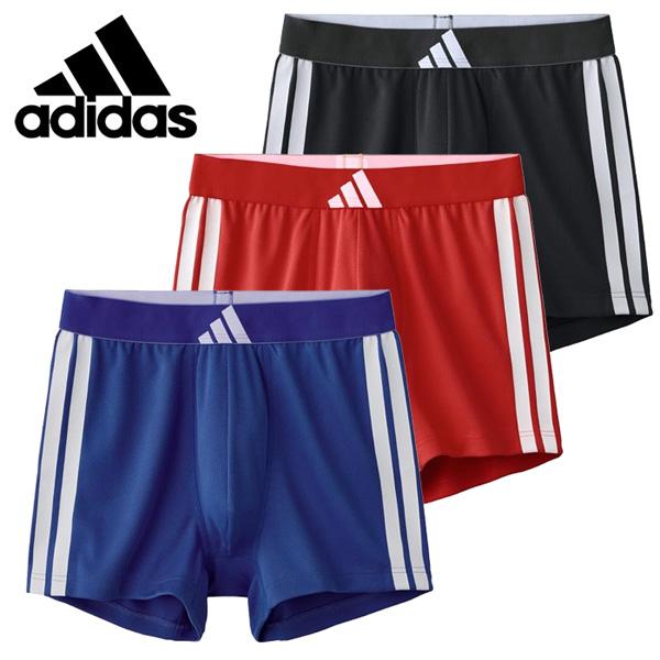 両サイドのADIDAS３ストライプが際立つボクサーパンツ ドライパフォーマンスに優れたポリエステルメッシュ素材を採用。身生地部分には環境に配慮した再生ポリエステル素材を一部使用 両側にADIDASの象徴である３ストライプのプリントデザイン。...