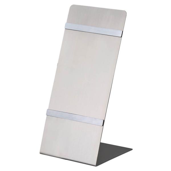 【商品説明】シンプルで美しいインフォメーションボードA5用。本体と同色のマグネットバーが2本付属しており、掲示物（コピー用紙5枚重ね程度）をしっかりと固定できます。A5サイズの用紙が縦向きに収まるサイズで少し長めの用紙も掲示可能です。A5用...