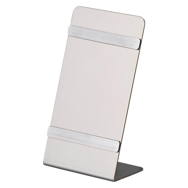 【商品説明】シンプルで美しいインフォメーションボードA6用。本体と同色のマグネットバーが2本付属しており、掲示物（コピー用紙5枚重ね程度）をしっかりと固定できます。A6サイズの用紙が縦向きに収まるサイズで少し長めの用紙も掲示可能です。A6用...