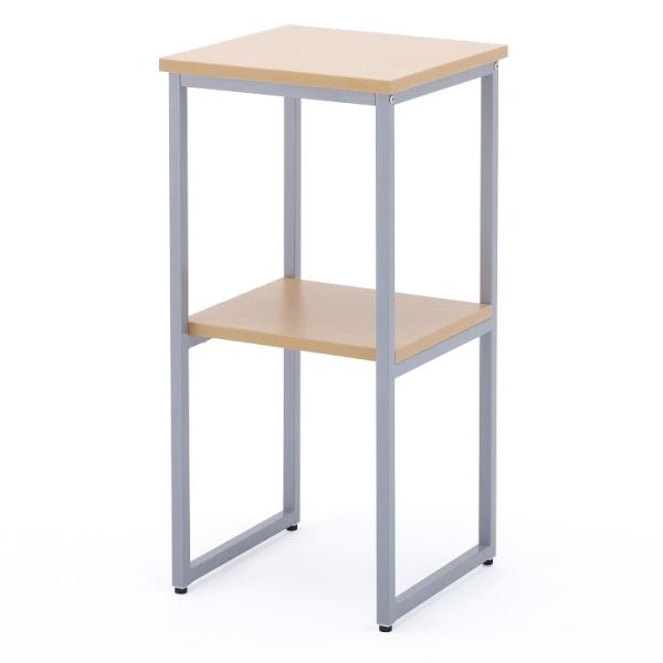 【商品説明】コンパクトで使い道豊富な電話台。エントランスで消毒液やタイムカードなど置くラックにも便利です。棚は固定棚です。アジャスター付き。耐荷重は天板棚板ともに5Kg　＊組み立て式（要プラスドライバー）【商品仕様】ID code (商品番...