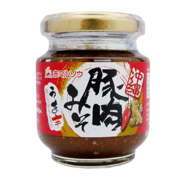 沖縄で戦前から親しまれてきた沖縄のおふくろの味【沖縄豚肉みそ】にしょうがと沖縄産の唐辛子を加え、うま辛に味付けしました。生姜の風味と島唐辛子の辛みがやみつきになる旨さです！ごはんの上にのせて食べるのが一般的ですが、お肉に付けたり、チゲ鍋に入...