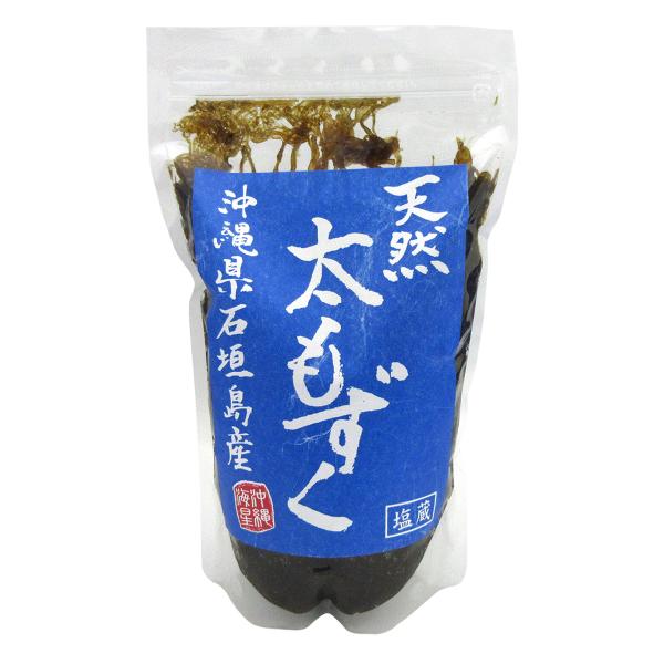 【名　称】石垣島産天然太もずく（塩蔵）【内 容 量】500g【原材料】もずく（沖縄県石垣島産）、塩（日本）【保存方法】高温・多湿を避け常温で保存して下さい。開封後は冷蔵庫で保存して、なるべく早めにお召し上がり下さい。塩抜きした後のもずくは冷...