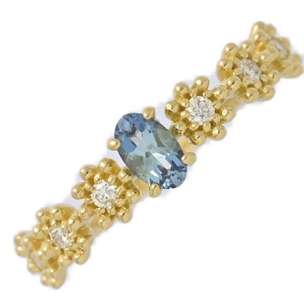 ■商品番号:RAQA0546L■SEX:レディース■付属品:なし■刻印/型番:K18YG 0.23 0.11■ブランド名:ノーブランド/no brandお問い合わせ番号　■602798 (raqa0546l)■素材:K18YG　アクアマリン...