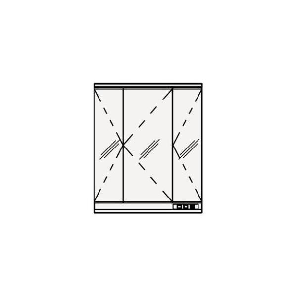 FANCIO(ファンシオ)ミラーキャビネット（3面鏡）●ＬＥＤ（8W）●くもり止めヒーター付●コンセント2個付（合計1200W）●歯ブラシ立て間口：75cm奥行/高さ：19.4cm/90cm※製品仕様は予告なく変更される場合がございます。ご...