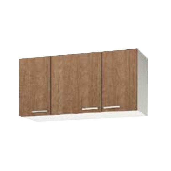 クリナップ[CLEANUP]木キャビキッチン すみれ ショート吊戸棚WL4B-105間口105cm可動棚板1段扉カラー：L4B(モカウッド)寸法：幅1050x奥行375x高さ500mm素材　扉面：FFシート貼り化粧板(艶消し)　取手：ABS...