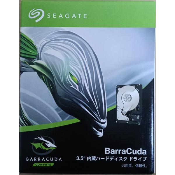 シーゲート（SEAGATE） 3.5インチHDD【BarraCuda】（バラクーダ）、ST8000DM004・【８ＴＢ】モデルです。・本体外箱・内側プチプチは撮影用に開封しましたが、内側袋は未開封の【新品】です。・SATA 6Gb/s対応・...