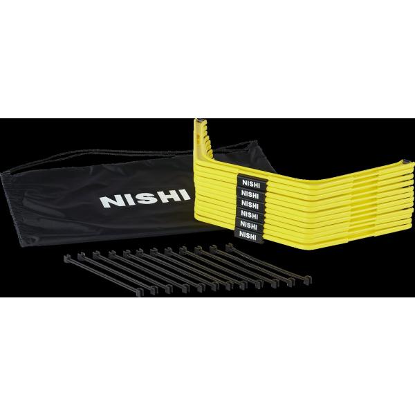 メーカー：Nishi ニシ・スポーツカテゴリ：陸上・ランニング種別：ニシ・トレーニング用品 ラダー商品名：ヘキサラダー六角形のフレームをジョイントしたラダーです。縦方向、斜め方向の組合せが可能、組み替えることでミニハードルに仕様構成：本体6...