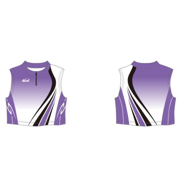 メーカー：NISHI　ニシスポーツカテゴリ：陸上・ランニング種別：ウエアシリーズ：スーパーオーダーシステム商品名：グラフィックライトレーシングトップ（レディス）フロントファスナー標準＊スーパーオーダー：生地にインクを浸透させる昇華プリントと...