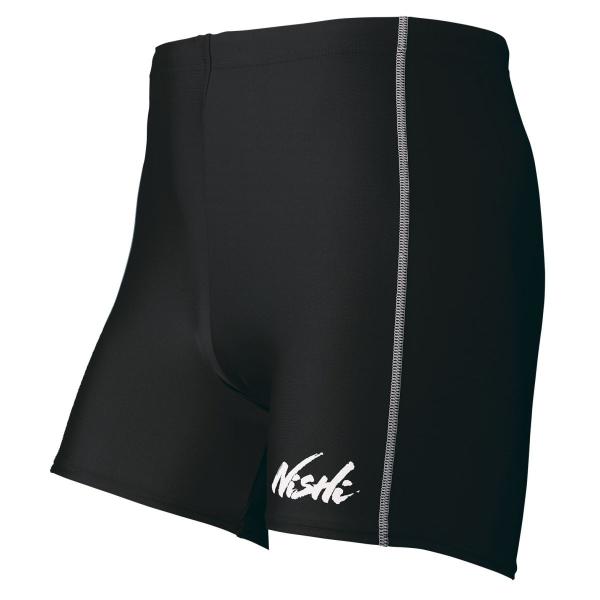 メーカー：Nishi ニシ・スポーツカテゴリ：陸上・ランニング種別：ウエア商品名：クオータータイツ仕様：■素材 ストレッチEX　（ポリエステル80％・ポリウレタン20％）●原産国　日本製■参考サイズＬ寸/股下13cm■ウエスト紐は全カラーグ...