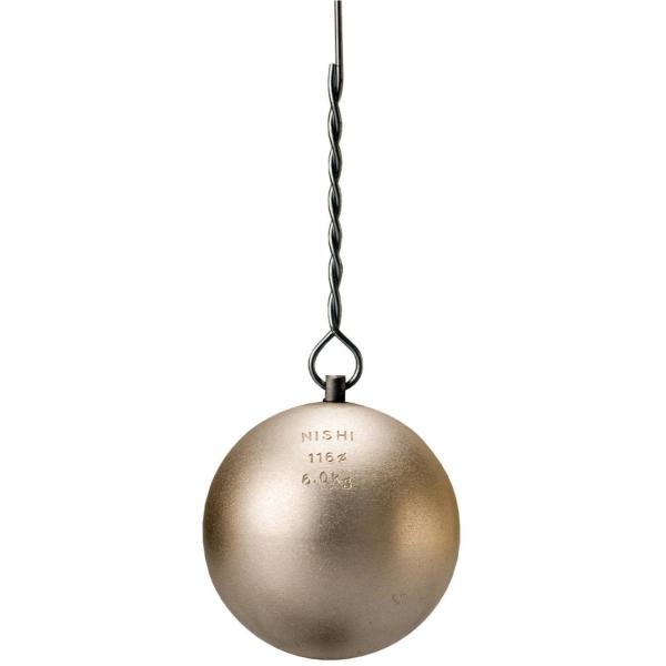 メーカー：nishi ニシスポーツ商品名：ハンマー（練習用） NT5608仕様：●重量/6.0kg●サイズ/φ116mm●材質：スチール＊交換用ハンマーワイヤーはNF353Iになります。■メーカー品切れの場合は次回生産待ちとなります。●特殊...