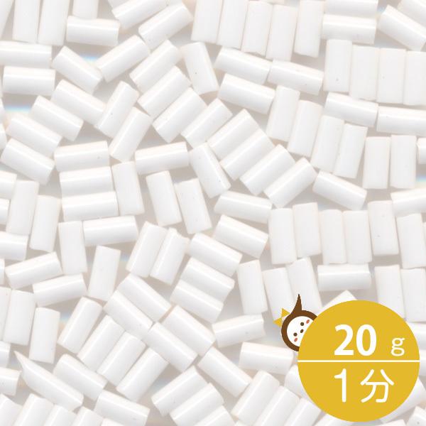 【商品スペック】　内容量： 20グラム（約1,660粒入り）　サイズ： 約1.5mm（直径）x3.0mm 約0.7mm（穴径）　材質： ガラス製　メーカー： MIYUKI【ご用途】・ビーズアクセサリー材料として・ビーズ刺しゅう材料として【バ...