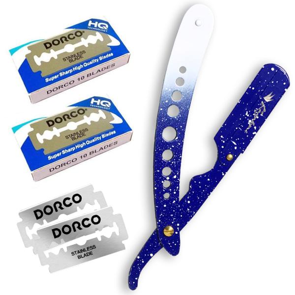 【プロ理容師と共同開発】プロの目線から、ご家庭でも使いやすい"こだわり"のカミソリを研究。使いやすさを一番に考え、一枚刃のカミソリが初めての方からプロの方まで幅広く愛用頂いております。一枚刃だから出来る「感動深剃り」最初はコツがいりますが、...