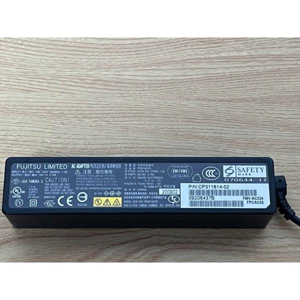FUJITSU 富士通 純正  FMV-AC324 PXW1637N(細型)　ACアダプタ ノートパソコン用電源 16v3.75a