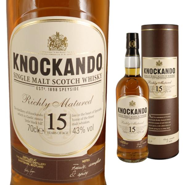KNOCKANDO 15 RICHLY MATURED昼12時までのご注文は【あすつく】対象です。離島、一部地域は【あすつく】対象外となります。また、店舗休業日なども対象外となります。詳しくはお問合せください。お酒 引越し 挨拶 就職祝い ...