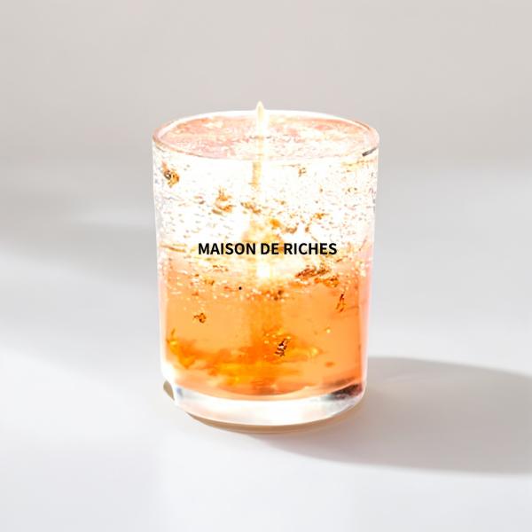 ★オシャレに「わたし」のヒラメキを感じる！オシャレにパワーアップ WISH CANDLE★WISH POWER CANDLE【最強金運】ぷるぷるとしたゼリー状のキャンドルに、パワーストーンを閉じ込めた「WISH POWER CANDLE」。...