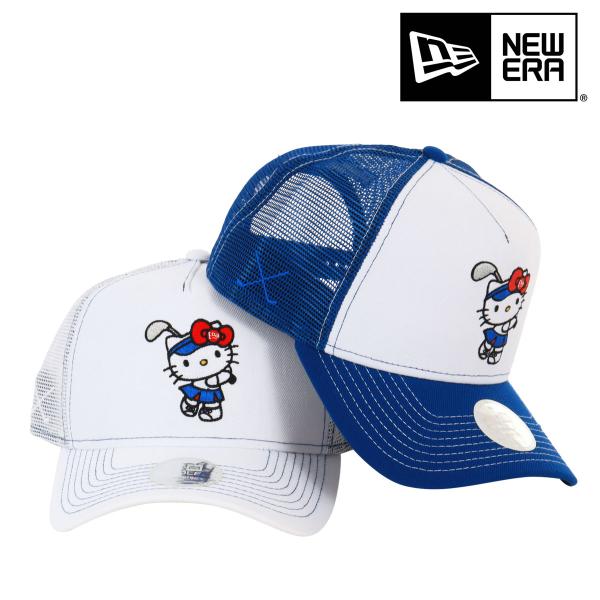 ハローキティとのコラボレーションコレクション。本コラボレーションのために描き起こされたニューエラキャップをかぶったハローキティ、ハローキティのアイコンでもあるリボンやりんごモチーフとニューエラロゴを組み合わせたデザインなど、コラボレーション...