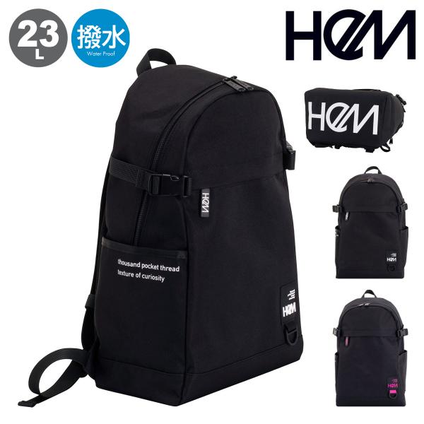 ハリ感のある撥水ポリエステル生地を使用しているので雨の日の通学にも安心。■サイズ：約W30×H46×D17cm容量：約23L重量：約700g■カラー：【01】ホワイトロゴ【02】ピンクロゴ■素材：ポリエステル■仕様：ダブルファスナー式開閉内...