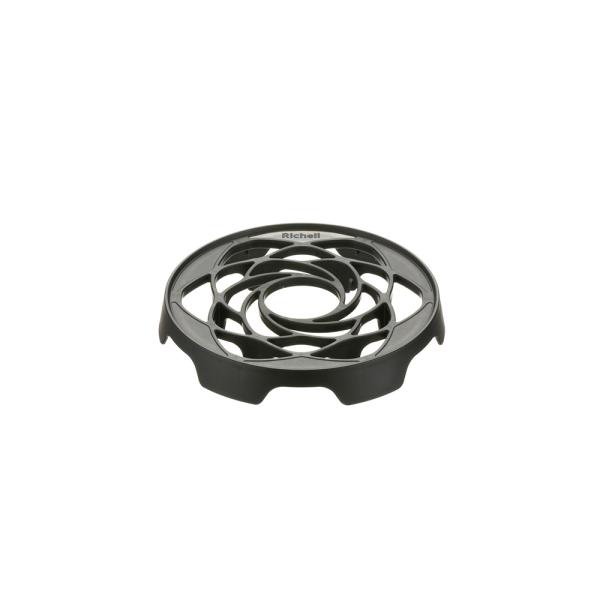 鉢と皿の間に置くだけ通気性と排水性を高め、根腐れしにくい状態を保持できます。●商品情報●商品名/置くだけで通気・排水できるポットスタンド Sサイズ/φ12.9×1.9H(cm)　天面径：φ11.7(cm)　底面径：φ12.9(cm)　内脚高...