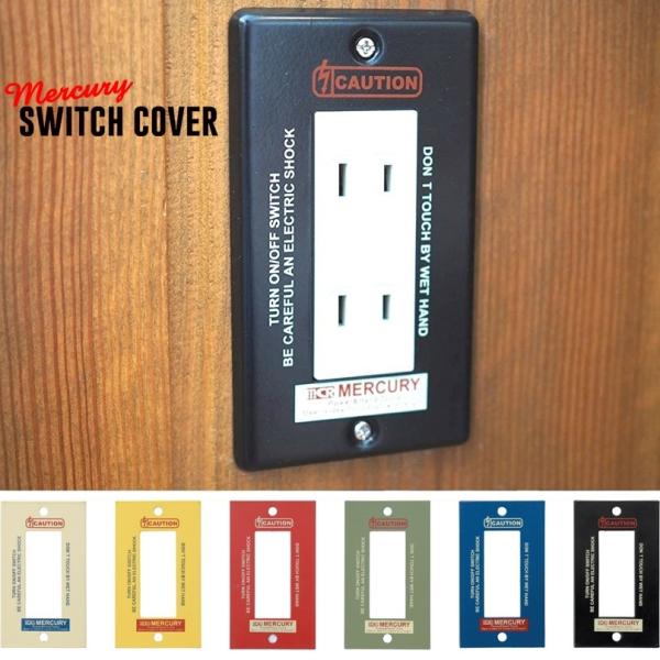 MERCURYのカラフルコンセントプレート3ケ口です。白の単調なプレート、汚れや変色が目立ってきてしまったプレートをお部屋に合わせてオシャレにカッコよく変身させてみませんか？洗練されたデザインとカラフルなコーティングでお部屋の雰囲気作りをお...