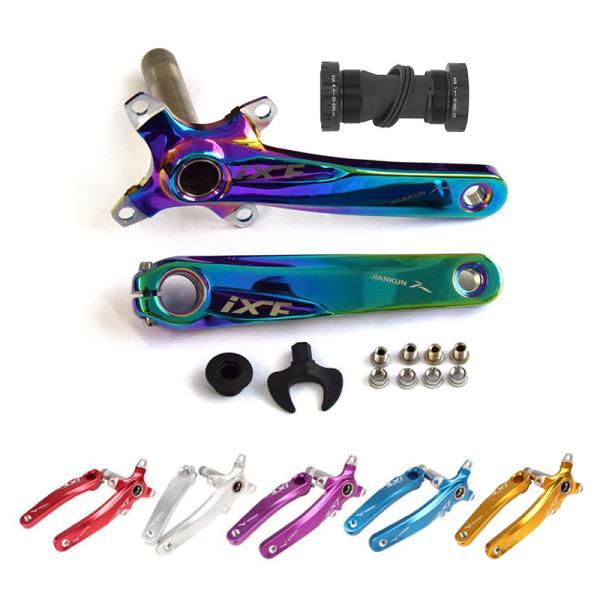 メーカー：JIANKUN品番　　：iXF01材質　　：アルミ合金クランククランクアーム：170mm付け穴径：15mmBCD　　：104mmBBドロップ：68-73mm重量(約)：670g互換性：Shimano、FSA、Gaint ATX77...