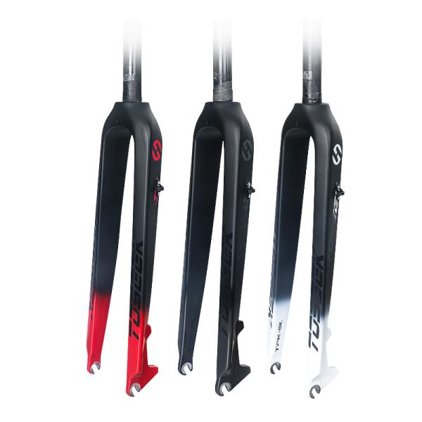 メーカー：TOSEEK素材　　：TORAY T800カーボンサイズ　：26/27.5/29インチ重量　　：562g±20gエンド　：100mmコラム径：1-1/8"（28.6mm）コラム長：300mmディスクローター：160mmカラー　：レ...