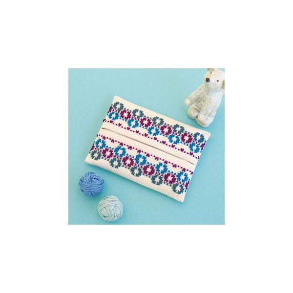 スウェーデン刺しゅうキット◆出来上がりサイズ◆約縦9cmx横12cm◆ キット内容 ◆25番ししゅう糸（綿100％）No.7500布 スウェーデンクロス(ベージュ・綿100％)スウェーデンししゅう針カラー図案付説明書◆ 打込目数 ◆縦10X...