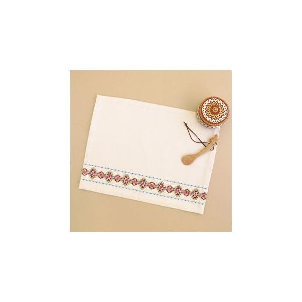 スウェーデン刺しゅうキット◆出来上がりサイズ◆約縦30cmx横39cm◆ キット内容 ◆25番ししゅう糸（綿100％）No.7500布 スウェーデンクロス(ベージュ・綿100％)スウェーデンししゅう針カラー図案付説明書◆ 打込目数 ◆縦10...