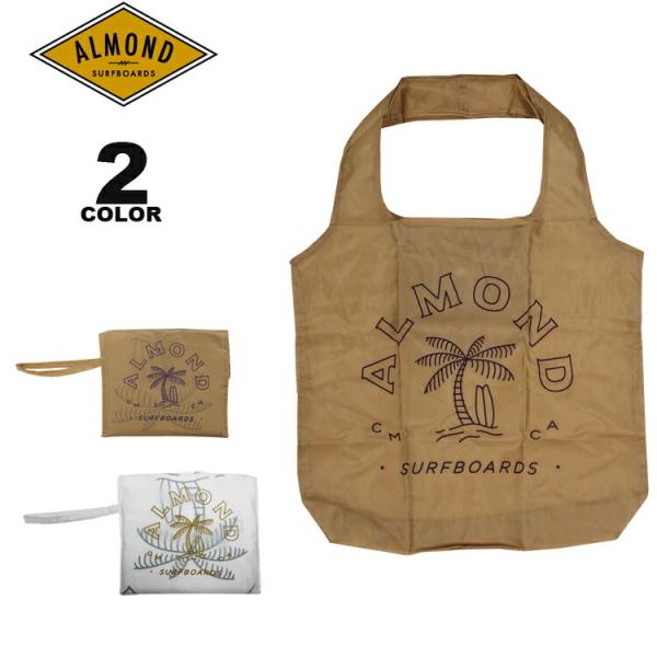 アーモンド サーフボード デザイン エコバック Almond Surfboards ＆ Design ECO BAG パッカブル 全2色 メンズ レディース ユニセックス(公式）