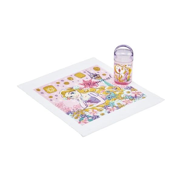 ラプンツェル/-/OA5AG・Color:ラプンツェルPatternName:おしぼり・パッケージ個数:1・サイズ：横5.8×縦4.4×高12.5、おしぼり：横28×縦32cm・材質：ケース：AS樹脂、おしぼり：綿100％、使用抗菌剤の種類...