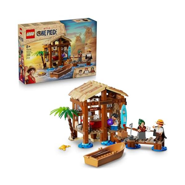 フーシャ村 / 75636・『ONE PIECE』がテーマのおもちゃ ? 海賊王に憧れる8才以上のお子さまの夢が海の彼方まで広がります・海賊アクション ? Netflix実写ドラマでおなじみのルフィ、シャンクス、マキノのミニフィギュアが付属...