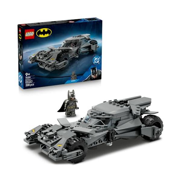 バットマン vs スーパーマン:バットモービル/76331・バットモービルの組み立ておもちゃ ? バットマン vs スーパーマン：バットモービル(76331)でシリーズ20周年を祝おう・アーマード・バットマンのミニフィギュア ? マントを着...