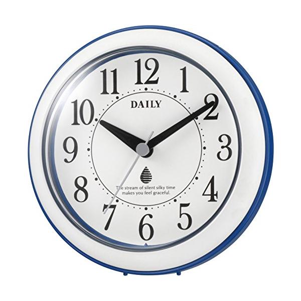 カントリーブルー/ф11.8×4.8cm/4KG711DN04・サイズ:ф11.8×4.8cm・本体重量:200g・使用電源:単3形x1本(別売)・秒針：ステップ秒針・クォーツタイプ