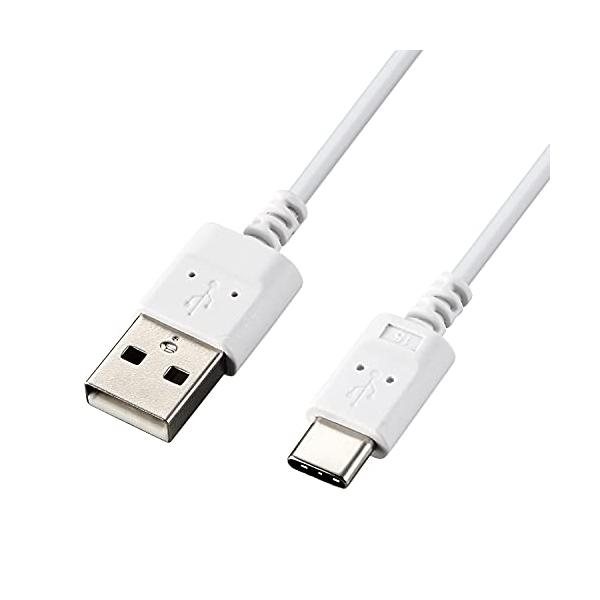 ホワイト 1.5m MPA-ACX15WH・細くてとりまわしの良い極細ケーブルタイプ。 USB-A端子を搭載したパソコン・充電器と、USB Type-C(TM)端子を搭載したスマートフォンを接続して充電・データ通信ができるUSBケーブル・U...