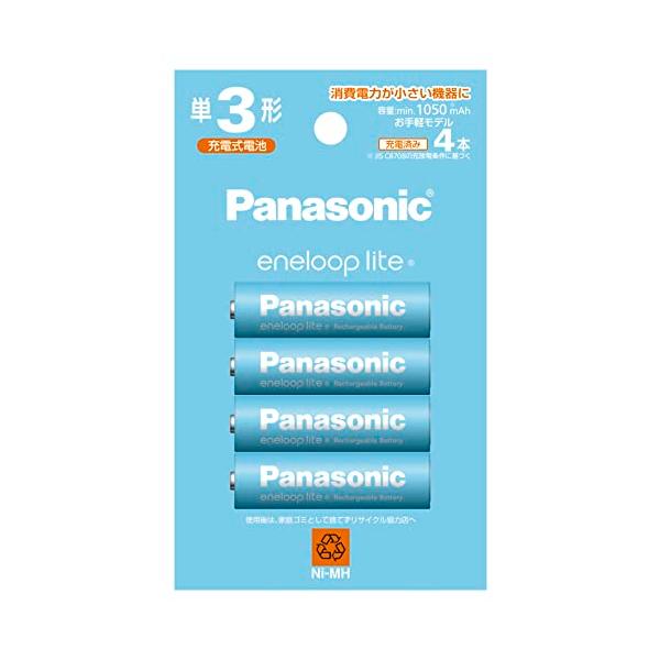 単3形タイプ電池4本-/4本/BK-3LCD/4H・パッケージ個数:1・ サイズ:単3形・入り数:4本入り・くり返し約1500回使える・充電式エボルタe:BK-3LLB/4B後継品・消費電力の少ないリモコンや、充電池を初めてお使いの方に!