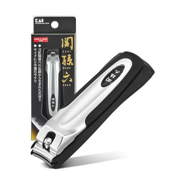 Mサイズ101(単品)/M/HC-1800・【貝印の誇る刃物ブランドの爪切り】刃物の町である、岐阜県関市の伝統を継ぐ、刀匠関孫六が手掛けた爪切りです。貝印の包丁なども手がけるブランドならではの、鋭い切れ味を体感ください。・【鋭い切れ味のステ...
