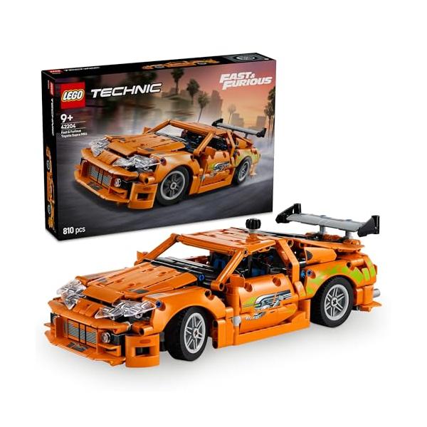 42204・9才以上のお子さまに ? 映画史に燦然と輝く、カッコいい名車を組み立てて遊ぼう・Toyota Supraのおもちゃ ? トランクに仕込まれたNOSボンベ2本など、『ワイルド・スピード』シリーズのファンにはたまらないリアルなギミッ...