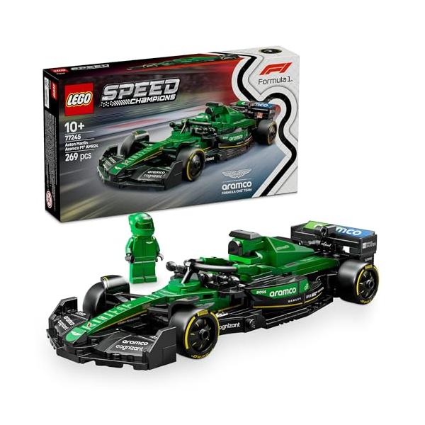 Aston Martin Aramco F1R AMR24 レースカー / 77245・お子さま向けAston Martin Aramco F1 レースカー ? 組み立て・ディスプレイ・ごっこ遊びを楽しめます（対象年齢：10才以上）・ミニフ...