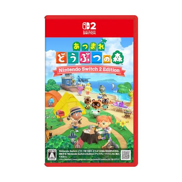 Switch2 / パッケージ版・【TVモードで画質が向上】 Nintendo Switch 2 Edition版では、TVモードが4Kに対応します。よりくっきり、きれいな画面で無人島での生活をお楽しみいただけます。 ＊お使いのTV、モニタ...