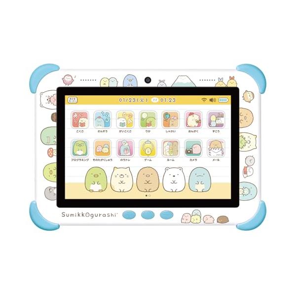 色：ブルー・かわいいすみっコぐらしのデザインでAndroid12搭載、Wi-Fi通信が可能になったタブレットのブルーデザインです。（Android は Google LLC の商標または登録商標です）・8インチの大きなカラー液晶画面は静電容...