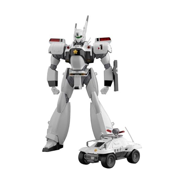 MP-01・(C)HEADGEAR・組み立て塗装が必要なプラモデル。別途、工具や塗料等が必要。・1/43スケール色分け済みプラスチック組み立てキット・イングラム1号機と98式特型指揮車1台のセット・機体/車体各所のマーキングは水転写デカールで再現