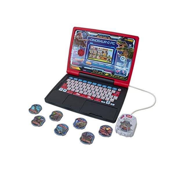 ・恐竜大好きなお子様が、恐竜をたっぷり楽しみながら学べる恐竜図鑑パソコンです。マウスに恐竜メダルをセット！恐竜を召喚できる、恐竜メダル8枚付き。男児の大好きなメダル遊びでさらにバトルを盛り上げます！・使用電池:単3電池×4本 (別売り)・※...