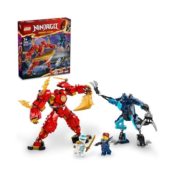 カイのエレメントパワー・メカスーツ・  71808・アクションフィギュアセット ? 合体メカスーツコレクション(各セット別売)のアクションフィギュアは、手足や胴体を取り外してパーツ交換ができます(対象年齢:7才以上)・キミだけのメカスーツを...