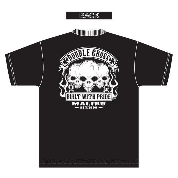 【アイテム説明】トリプルスカルが背面にデザインされたショートスリーブTシャツ。【ブランド】  トラヴィスワーカー【ご注文について】在庫 / 納期：即日〜3営業日以内に発送※弊社の複数店舗で在庫を共有しており在庫切れの場合がございます予めご了...